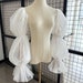 Detachable Long Sleeves/ Tulle Wedding Sleeves/ Puffed Wedding Sleeve ...