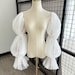 Detachable Long Sleeves/ Tulle Wedding Sleeves/ Puffed Wedding Sleeve ...
