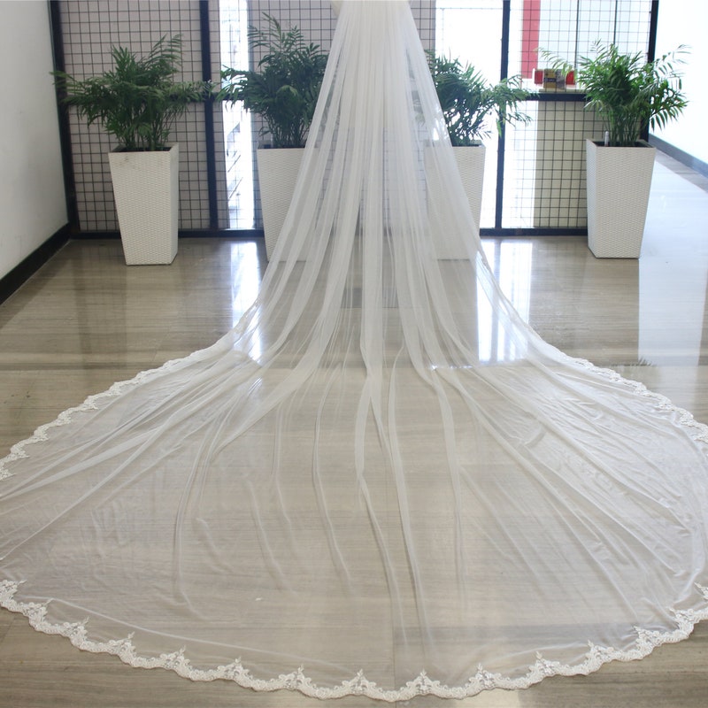 White Cathedral Veil - Etsy