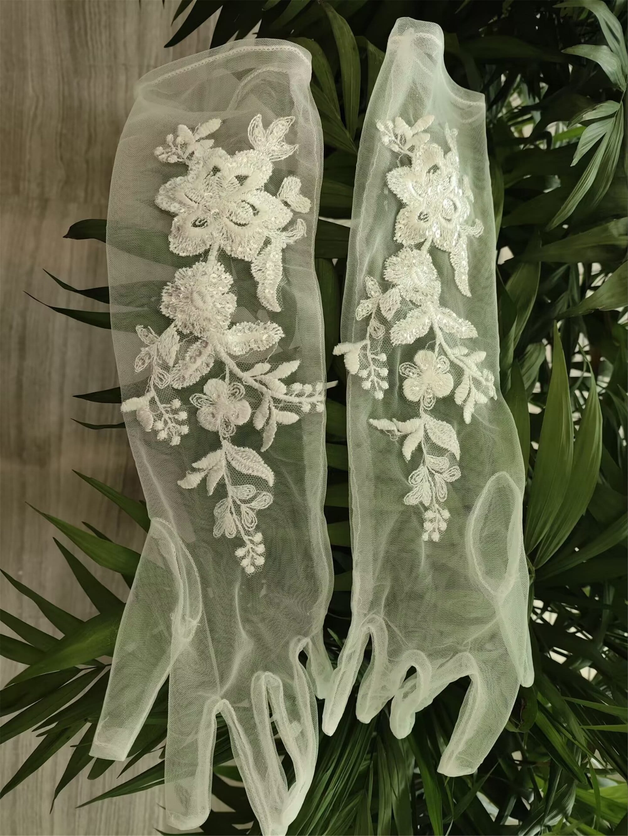 Classical Lace Bridal Gloves Tea Party Gloves Dance Party - Etsy