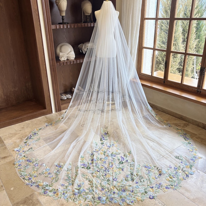 Colored Veils - Etsy