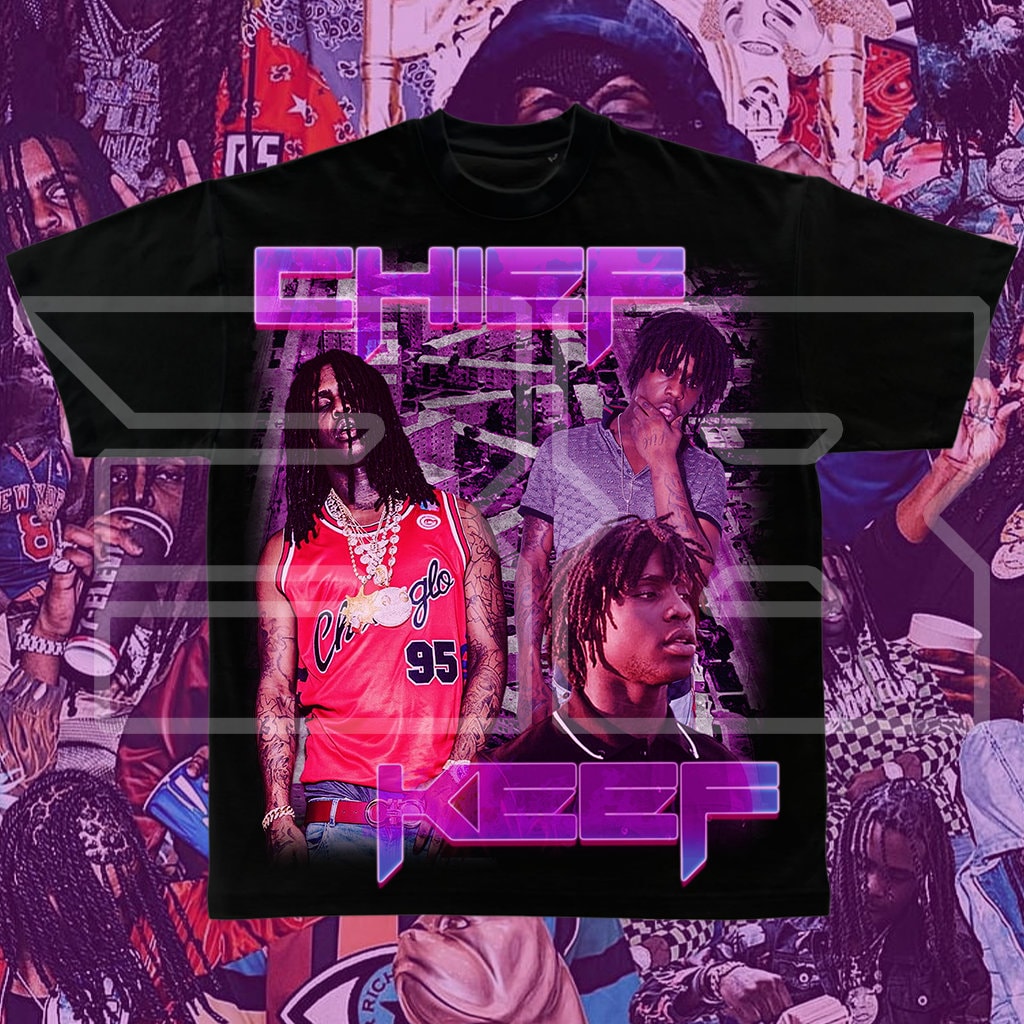 Chief Keef Purple Tshirt - Etsy