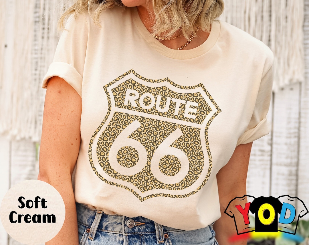 Route 66 Tee Shirt, Vintage Road Sign, Travel, Historic, Adventure ...