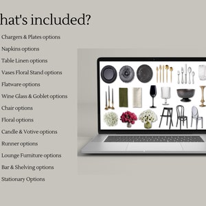 Tablescape Design Library, Canva Digital Mockup Event Mockup PNG Files ...
