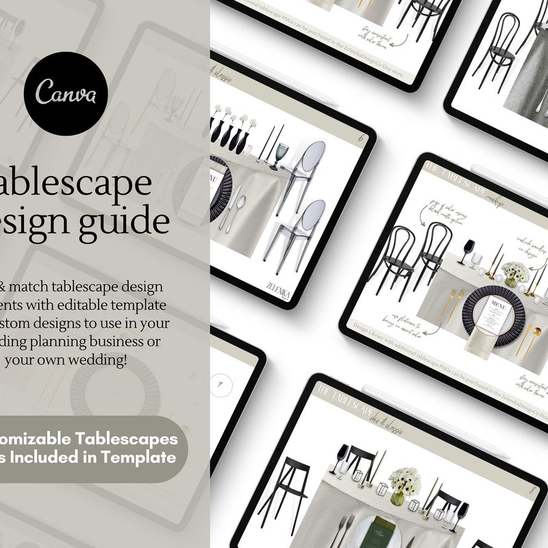 Tablescape Templates - Etsy
