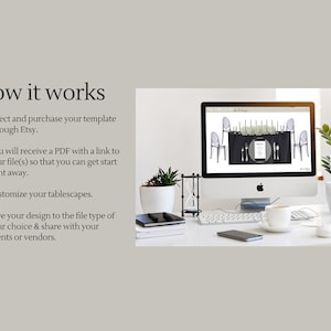 Canva Tablescape Design Digital Mockup Template, Event Place Setting ...