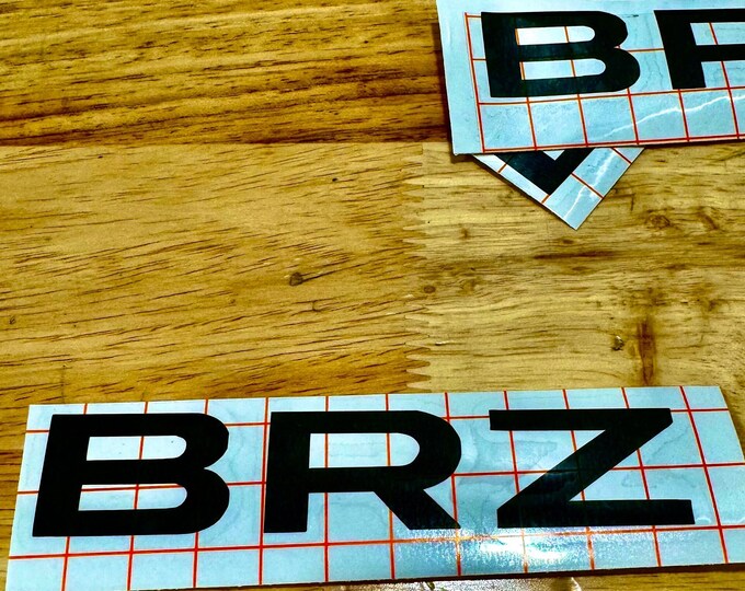 BRZ Car Decal Black - Etsy