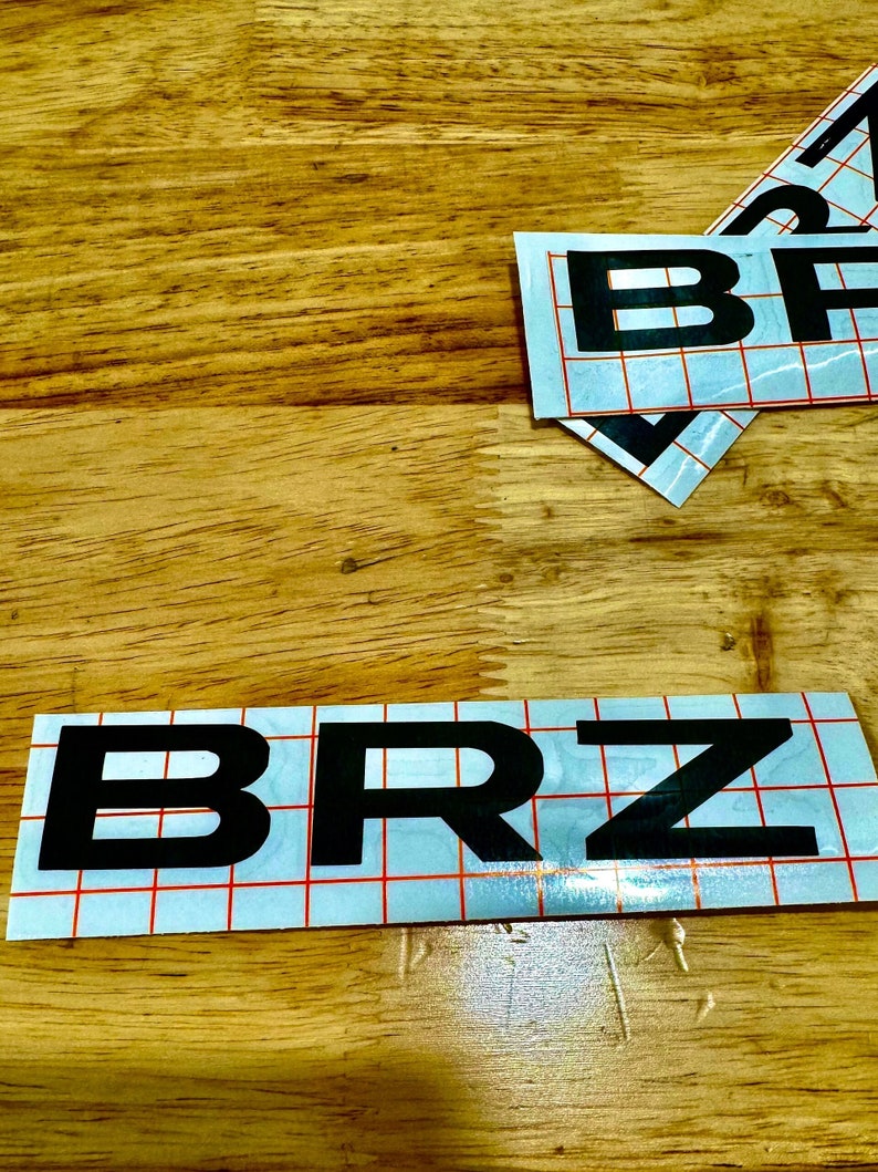 BRZ Car Decal Black - Etsy