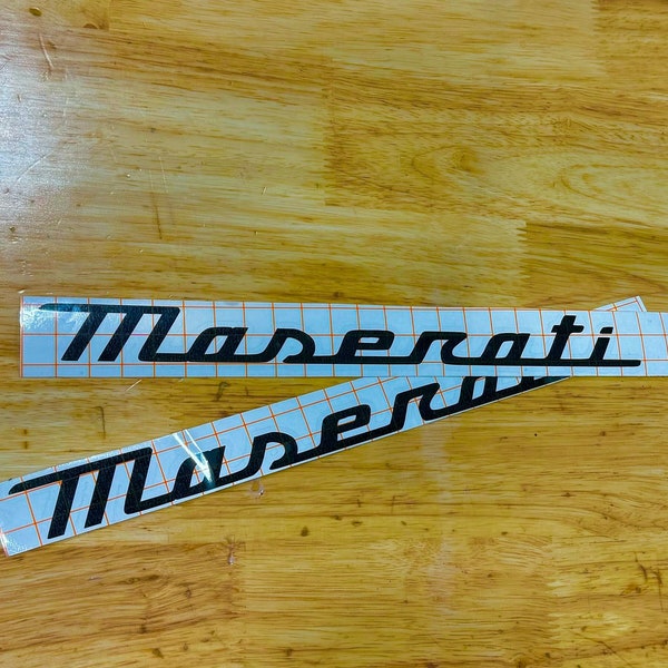 Maserati Car Decal - Etsy
