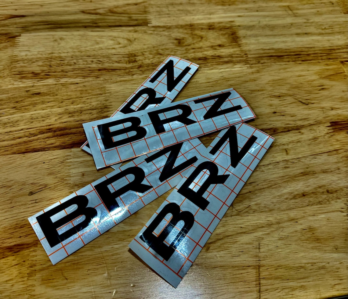 BRZ Car Decal Black - Etsy