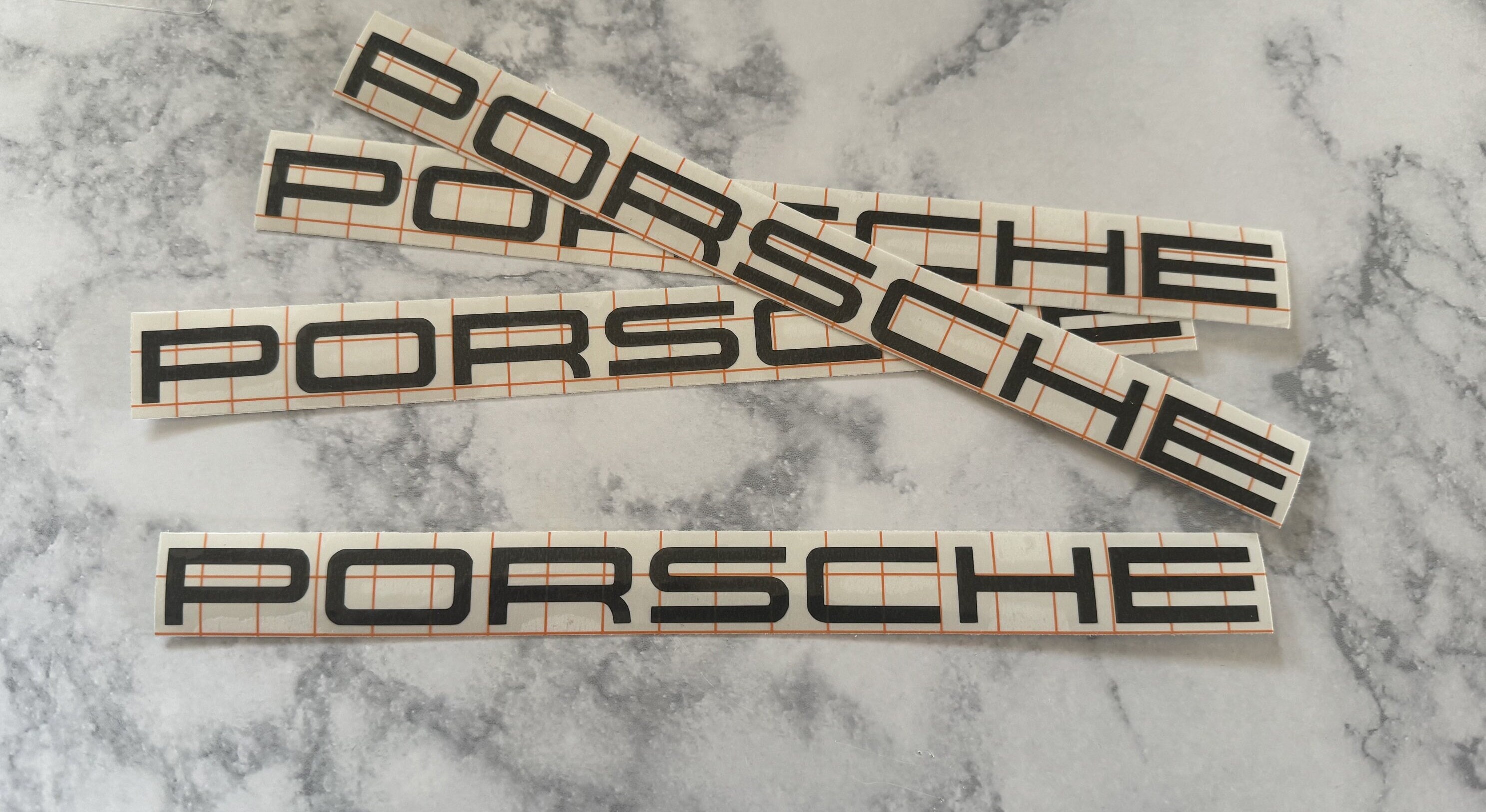 Porsche Black Decal 2.0 - Etsy