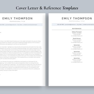 Resume Template Google Docs, Word, and Pages, 1 & 2 Page, CV Template ...