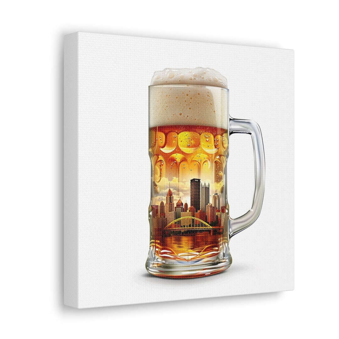 Pittsburgh - City Skyline Beer Series - Etsy
