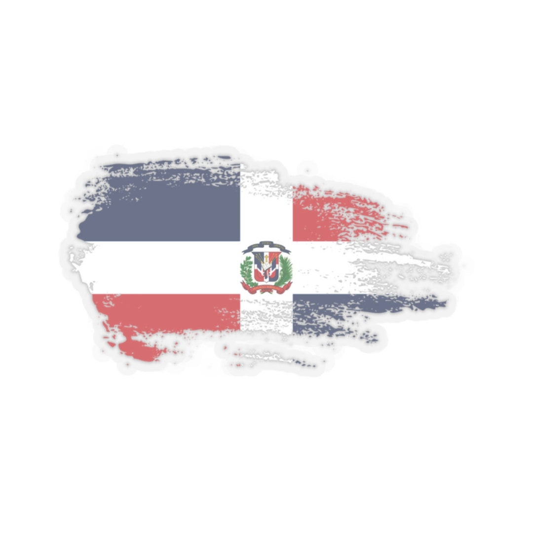 Dominican Republic Flag Sticker | Perfect for Students, Gifts, Soccer ...