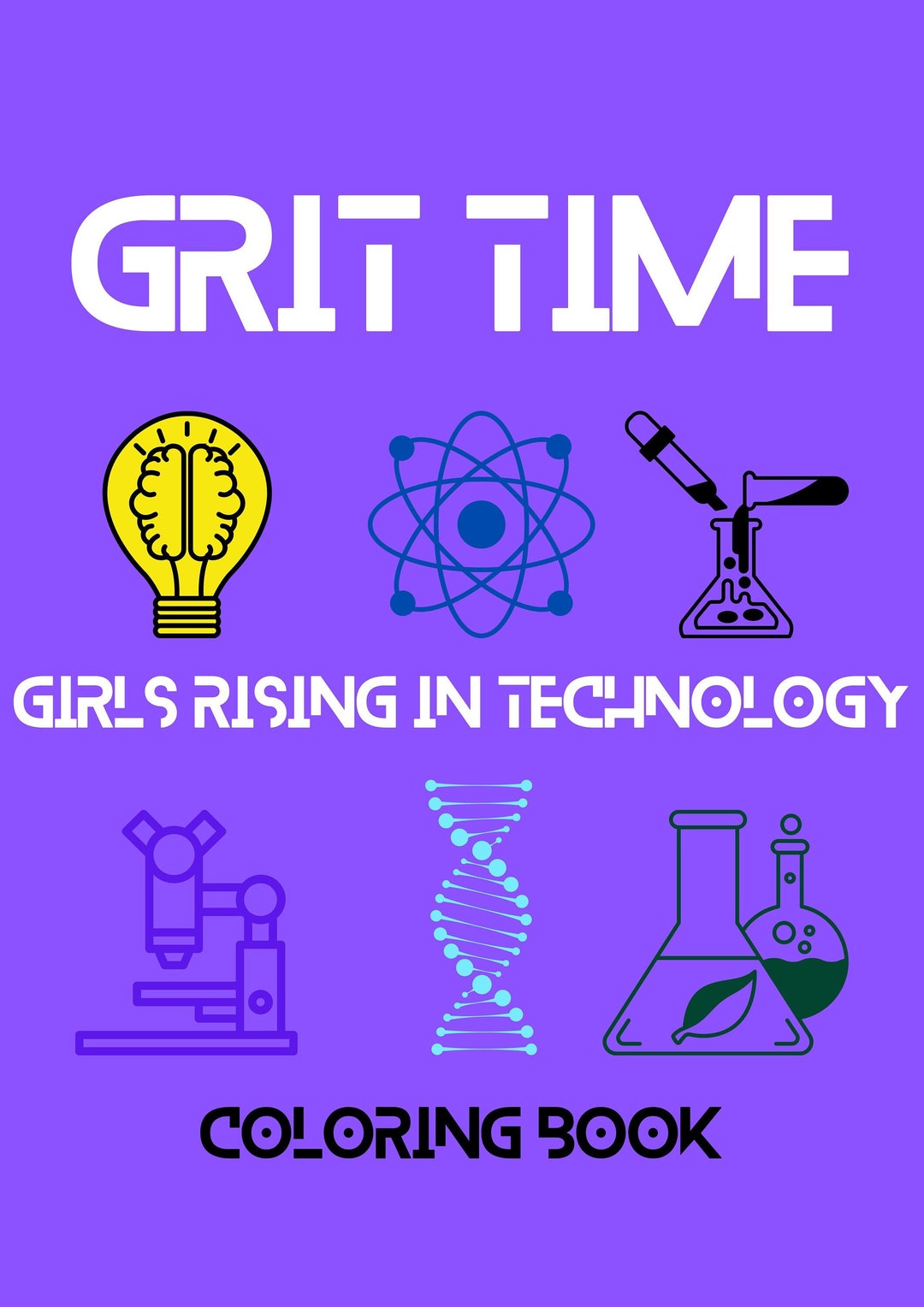 GRIT Time Coloring Book - Etsy