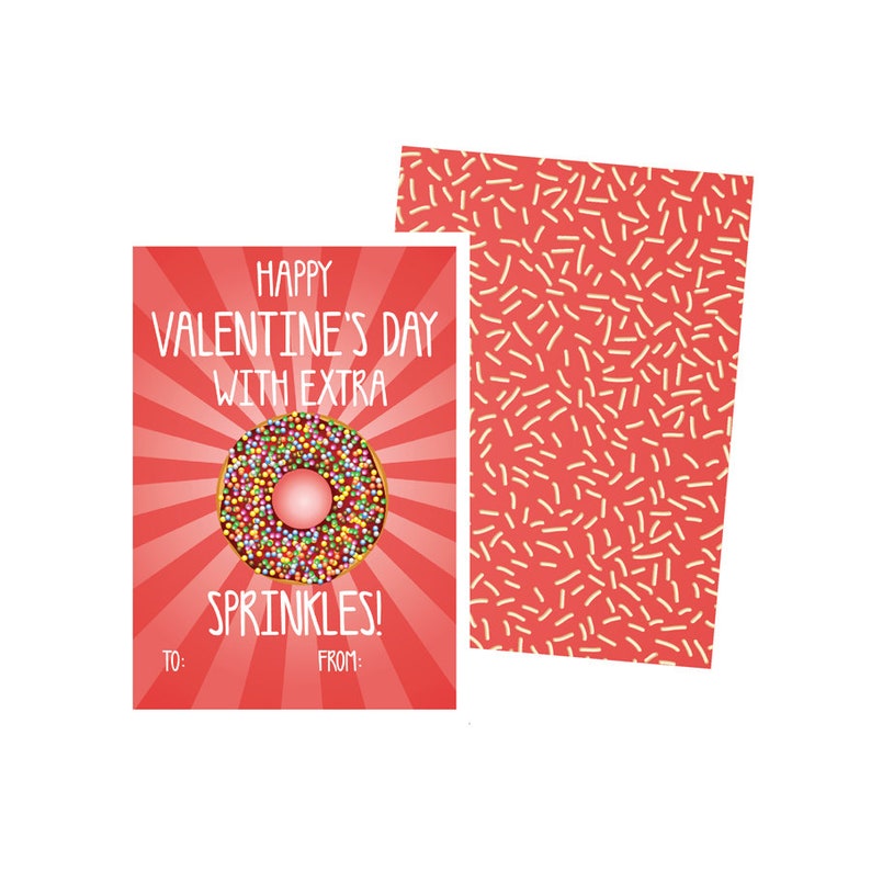 Donut Valentines | DIY Valentines Instant Download | Donut Printable ...