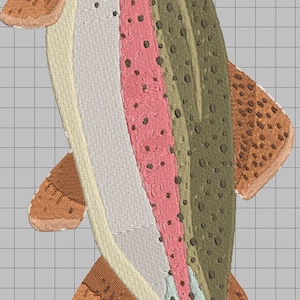Trout Embroidery Files - Etsy
