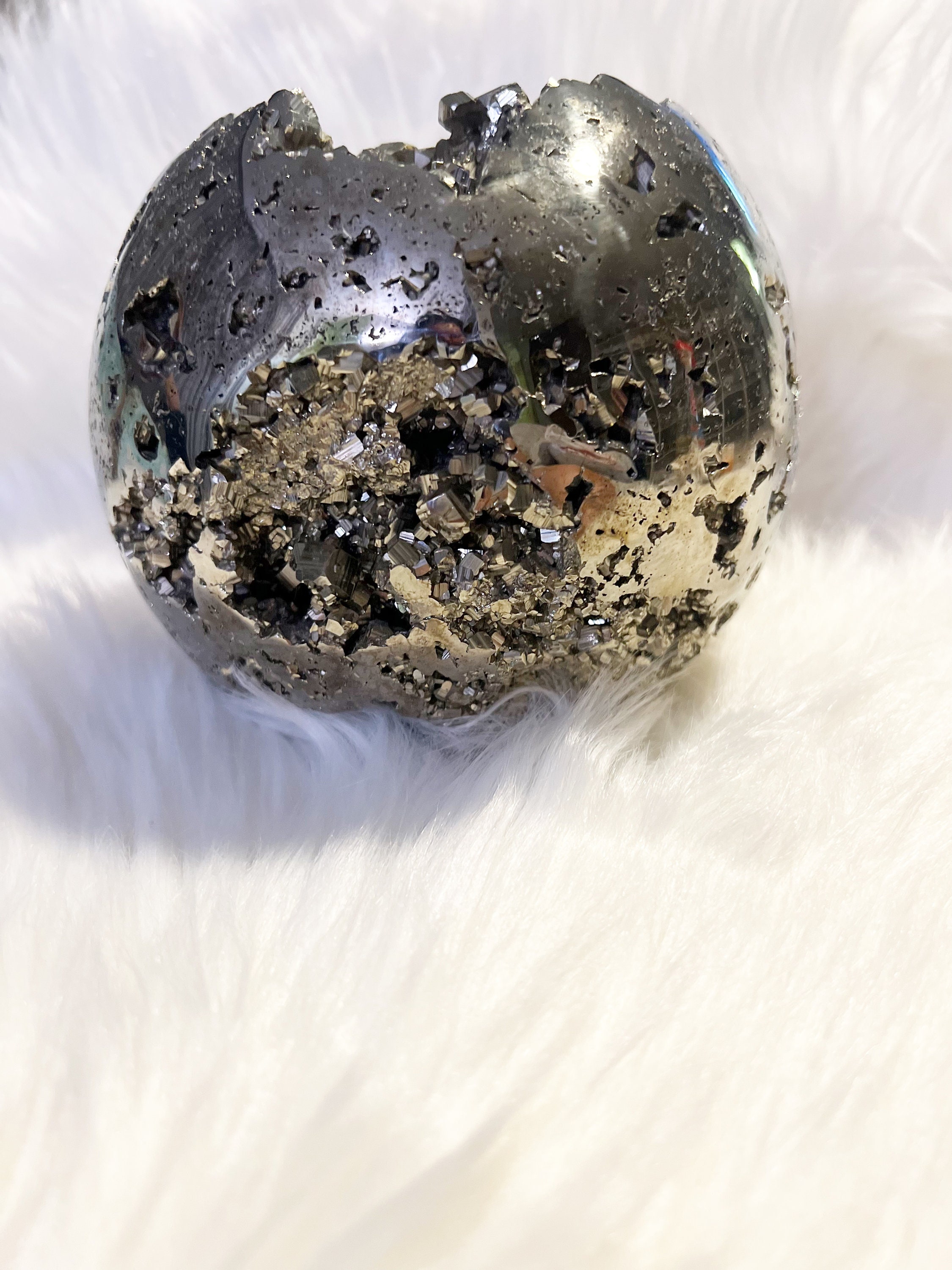 Extra Large Pyrite Sphere - Etsy