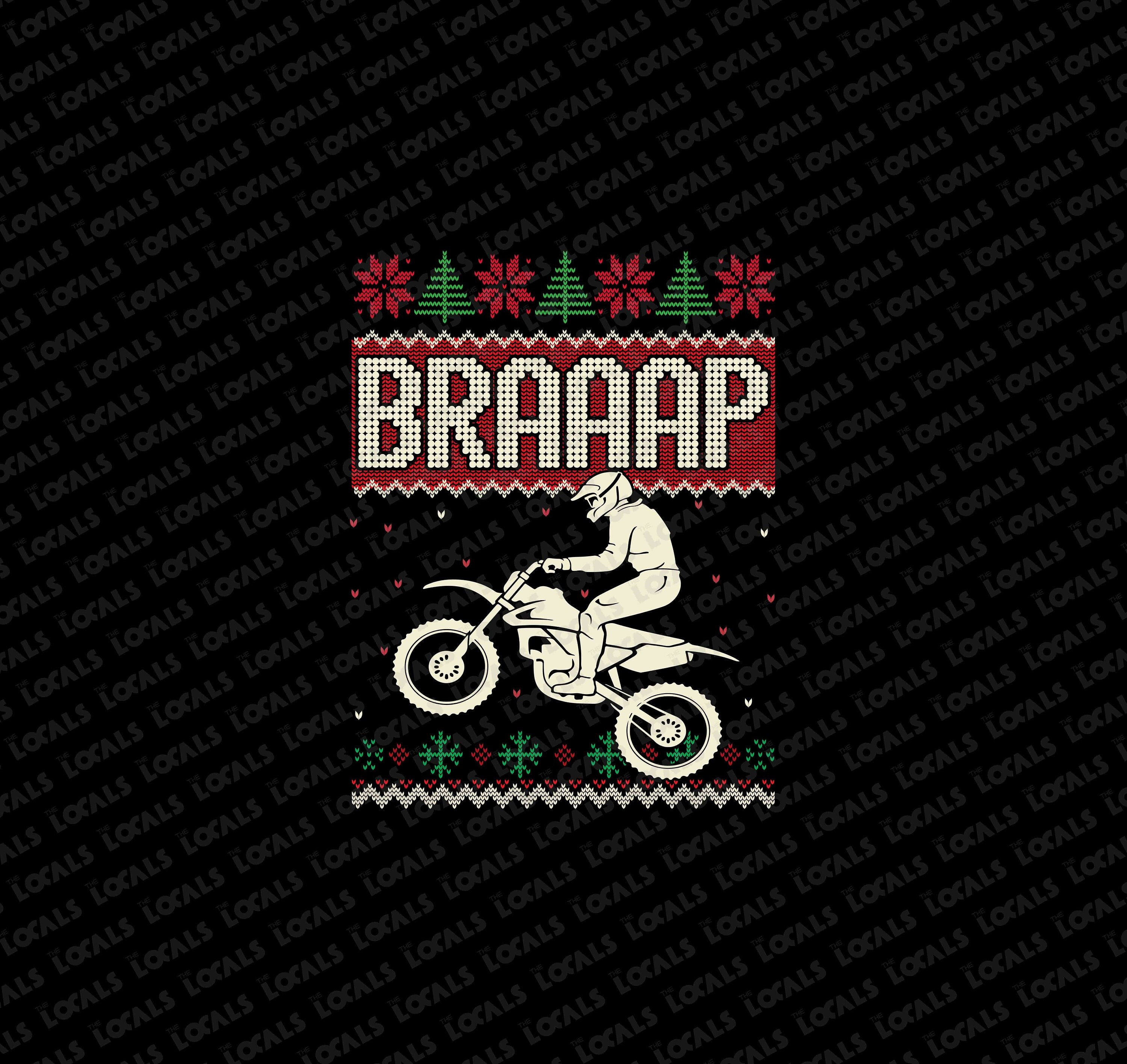 Christmas Motorcycle PNG, BRAAAP, Biker Gift, Motorcycle Gift, Motorcycle Lover, Motorcycle Love ...