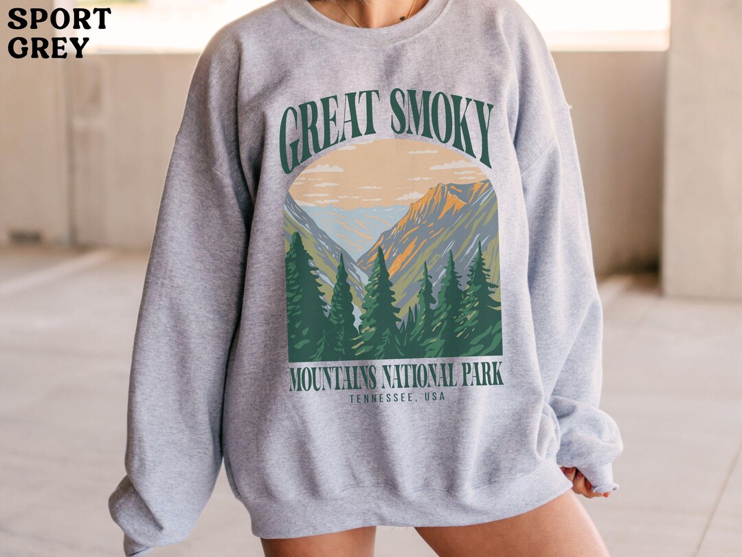 Great Smoky Mountain National Park Sweatshirt Tennessee Sweater ...
