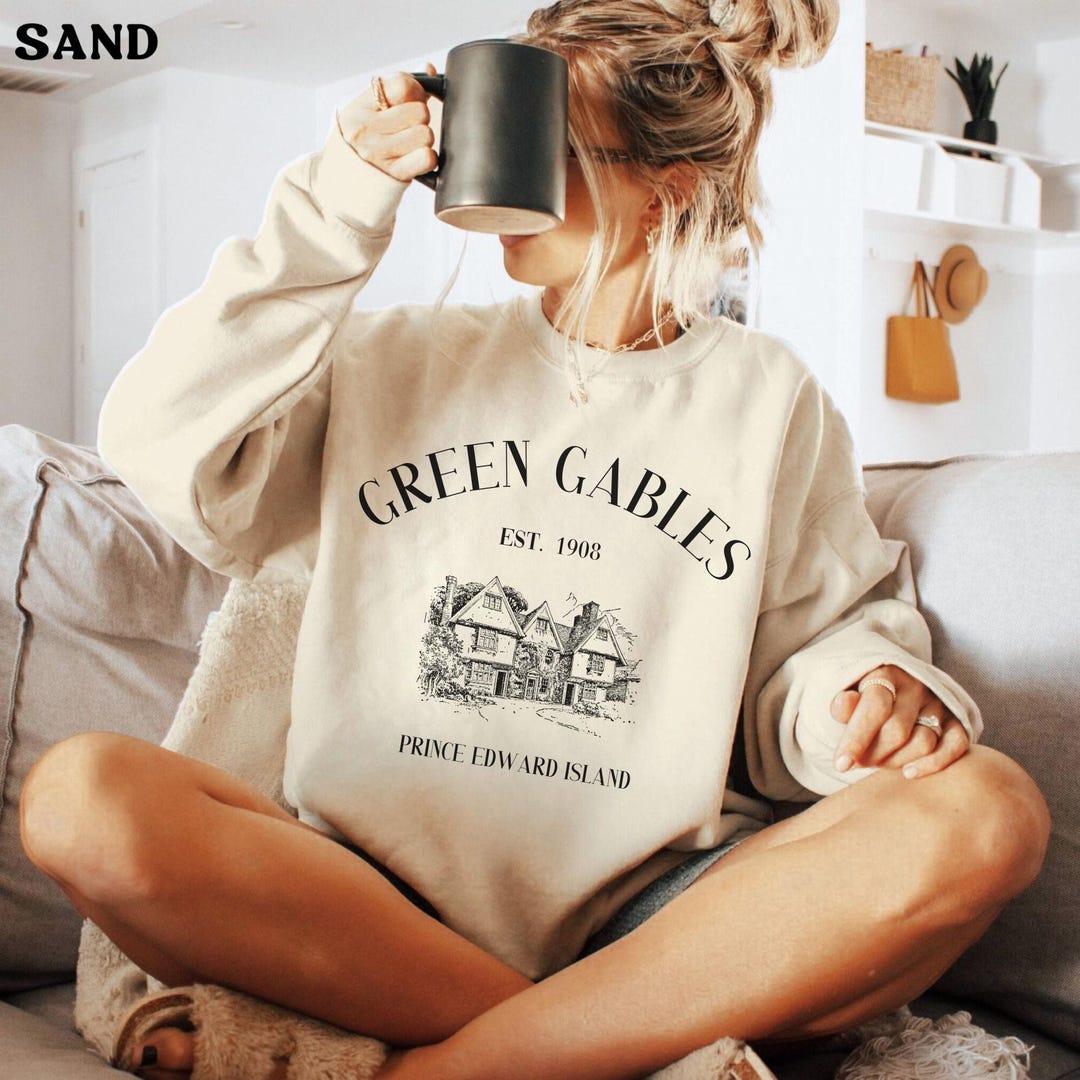 Anne of Green Gable Shirt Anne Shirley Sweatshirt LM Montgomery Merch ...
