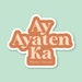 3 STICKER Ay Ayaten Ka I Love You Ilocano Filipino Fil-am Filipino ...