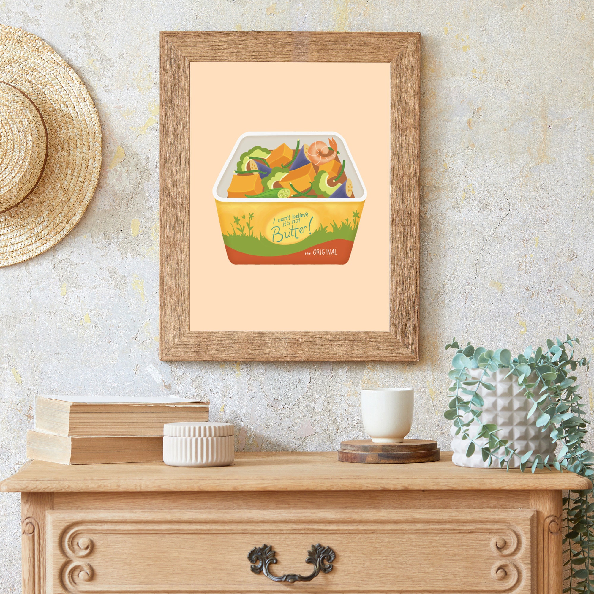 Art Print 8x10 Pinakbet in Filipino Tupperware - Etsy