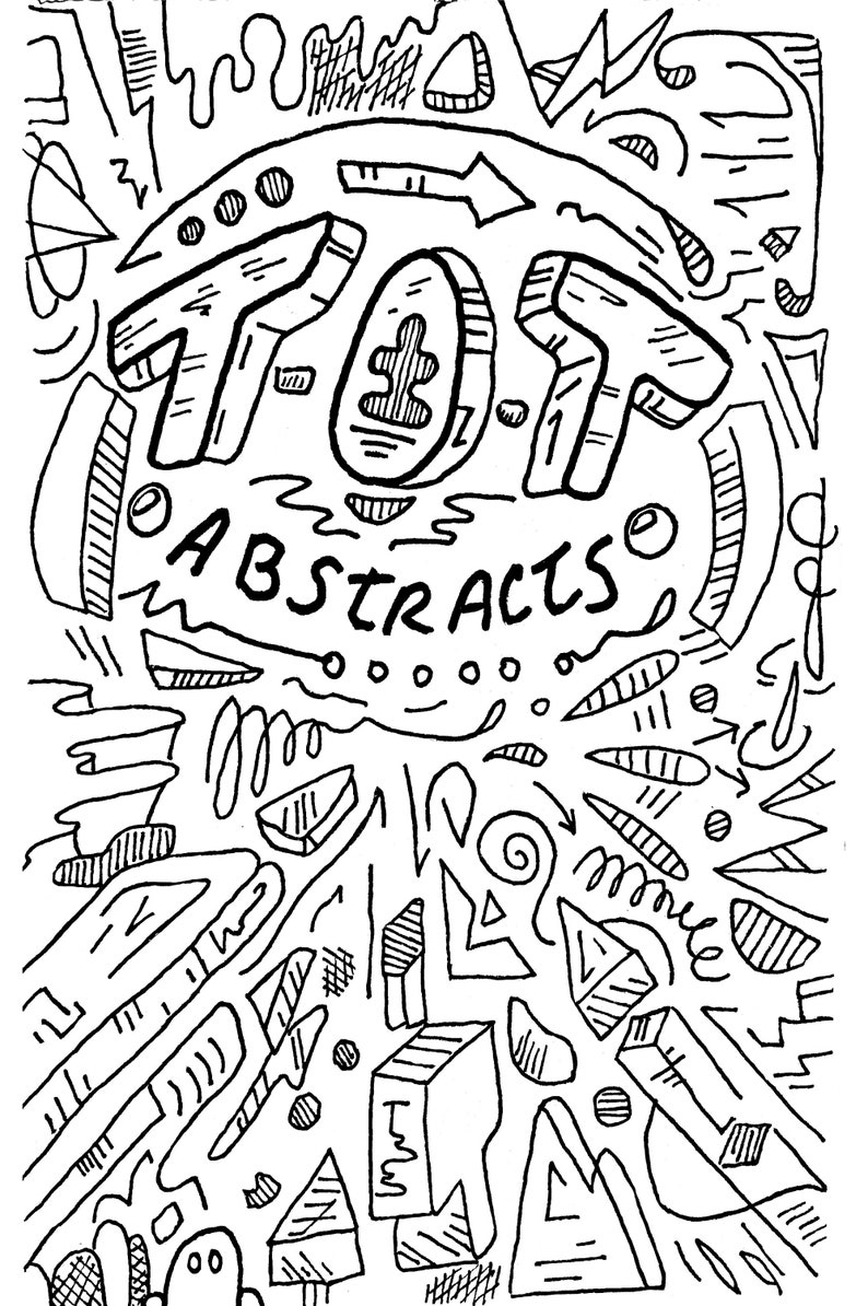 Custom Abstract Doodle Coloring Book Pages / Posters / Wall Decor ...