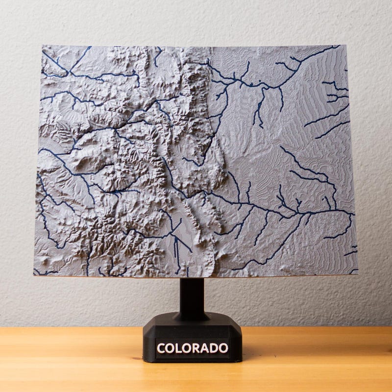 Colorado Topo Map - Etsy