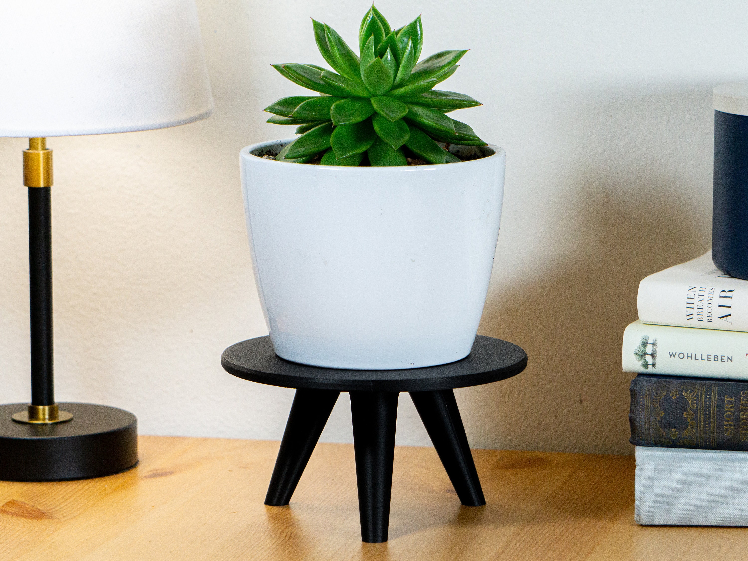 Plant Stand Simple Mid-century Modern Planter Holder Multiple Sizes and ...