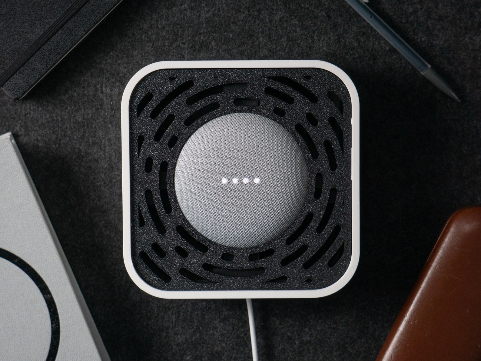 Google Home Mini Holder - Compact Edition - Retro Speaker Housing Kit ...