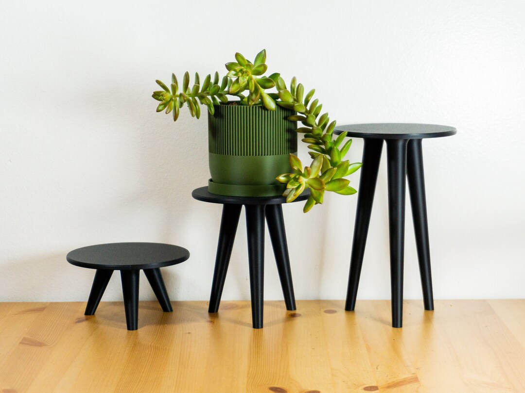 Plant Stand Simple Mid-century Modern Planter Holder Multiple Sizes and ...
