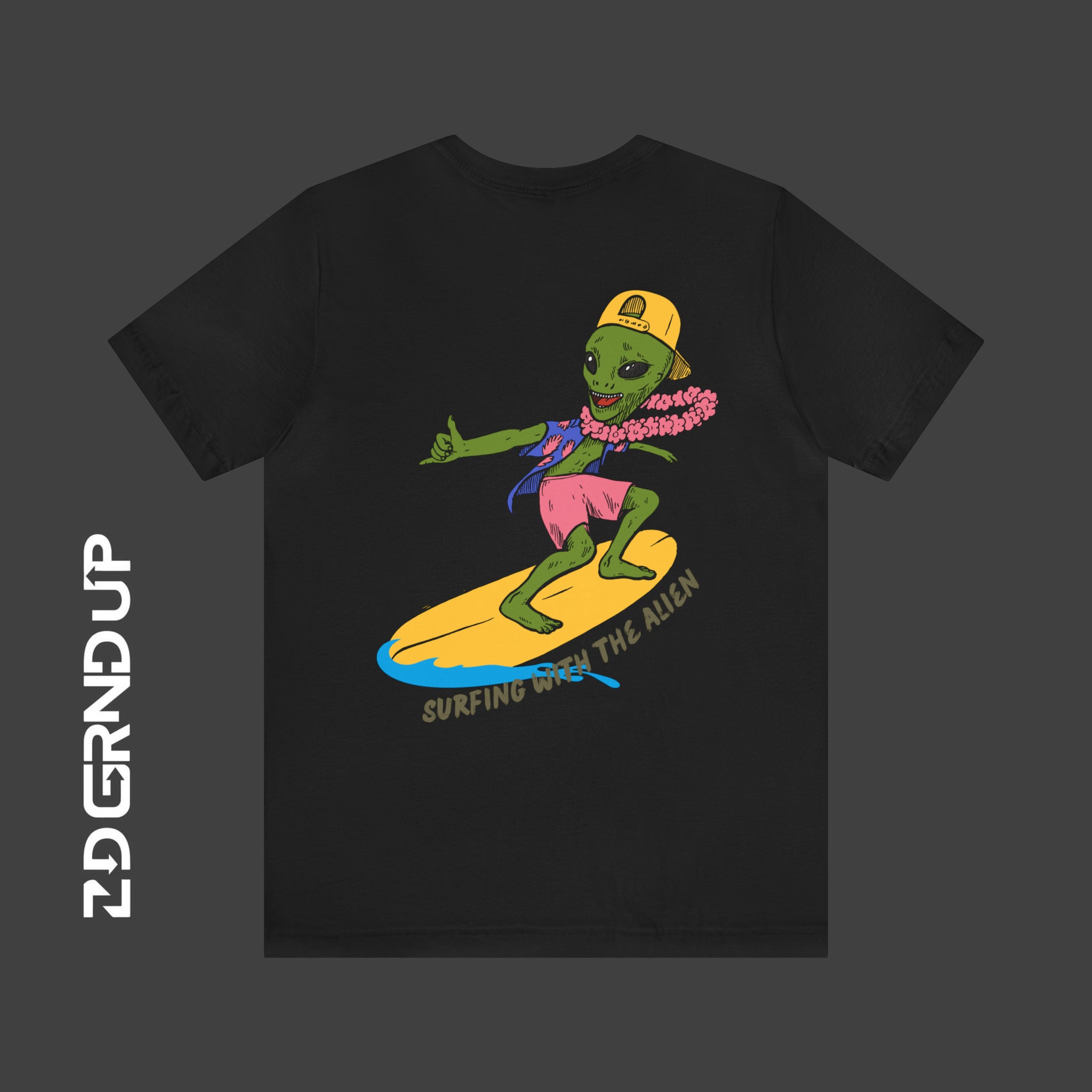 Surfing With the Alien Tshirt, Surfing Tshirt, Alien Tshirt, Alien ...