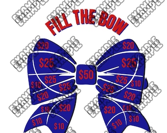 Fill My Bow Fundraiser Sheet - Etsy
