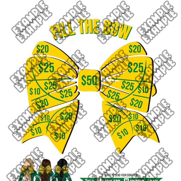 Cheer Bow Fundraiser - Etsy