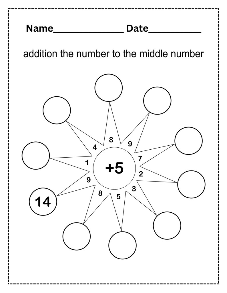 Addition Worksheets 1st Grade Math Fact Fluency Pages Addition Math ...