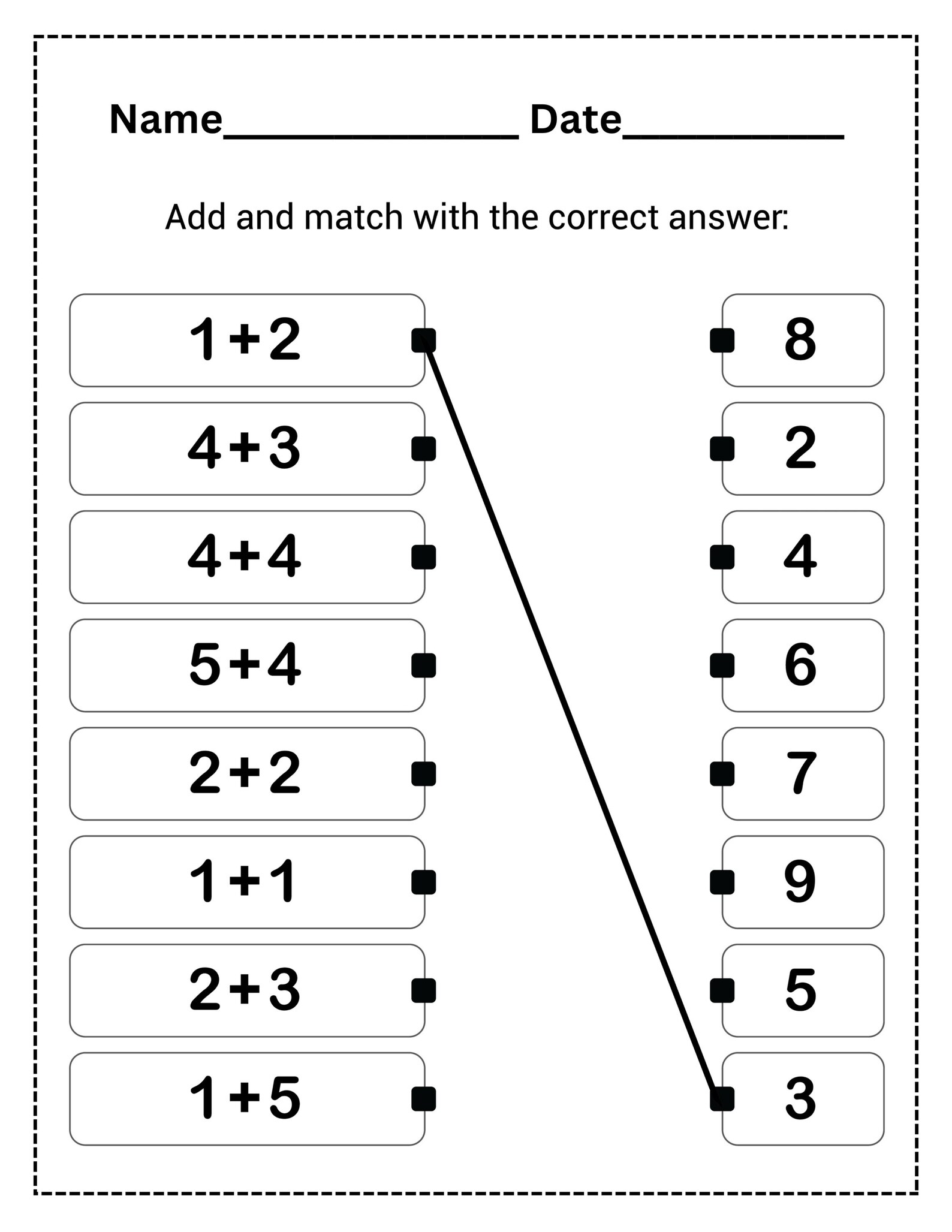 Addition Math Worksheets, Addition Math Fluency Practice Pages, Fun ...