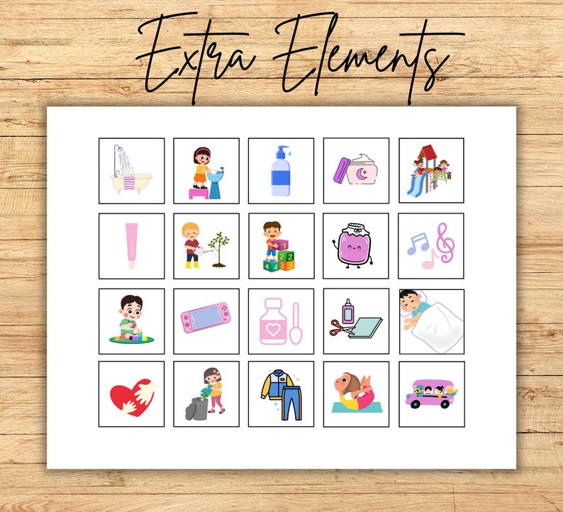 Editable Kids Flip Routine Chart Printable, Morning Flip Routine ...