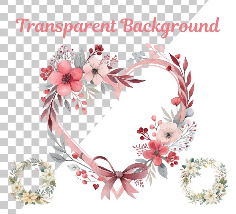Watercolor Floral Clipart Set | 34 High-quality Pngs for Spring ...