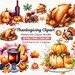 Thanksgiving Clipart Set Turkey Clipart Pilgrim Turkey Girl ...