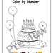 Color by Number Worksheets for Kids | Birthday Activities and ...