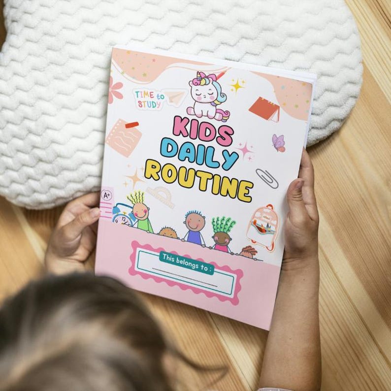 Kids Daily Routine Journal, Kids Daily Routine, Printable Daily Routine ...