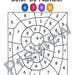 Coloring Page by Number, 0-9 Printable Coloring Worksheets, Number ...