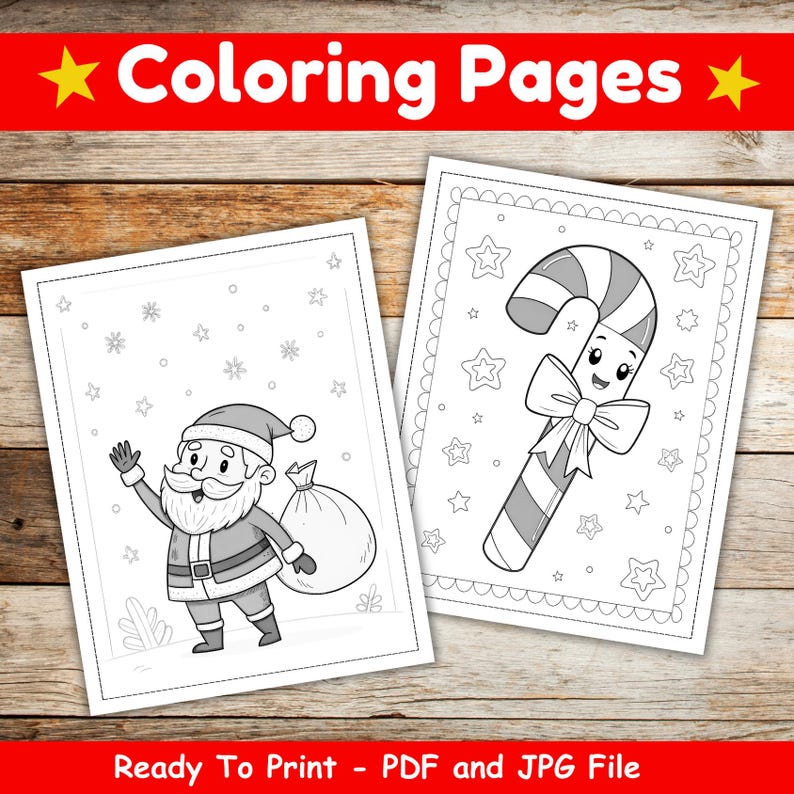 Christmas Coloring Pages, Holiday Coloring Sheets, Kids Coloring Pages ...