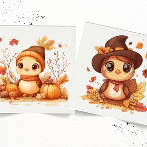 Thanksgiving Clipart Set Turkey Clipart Pilgrim Turkey Girl ...