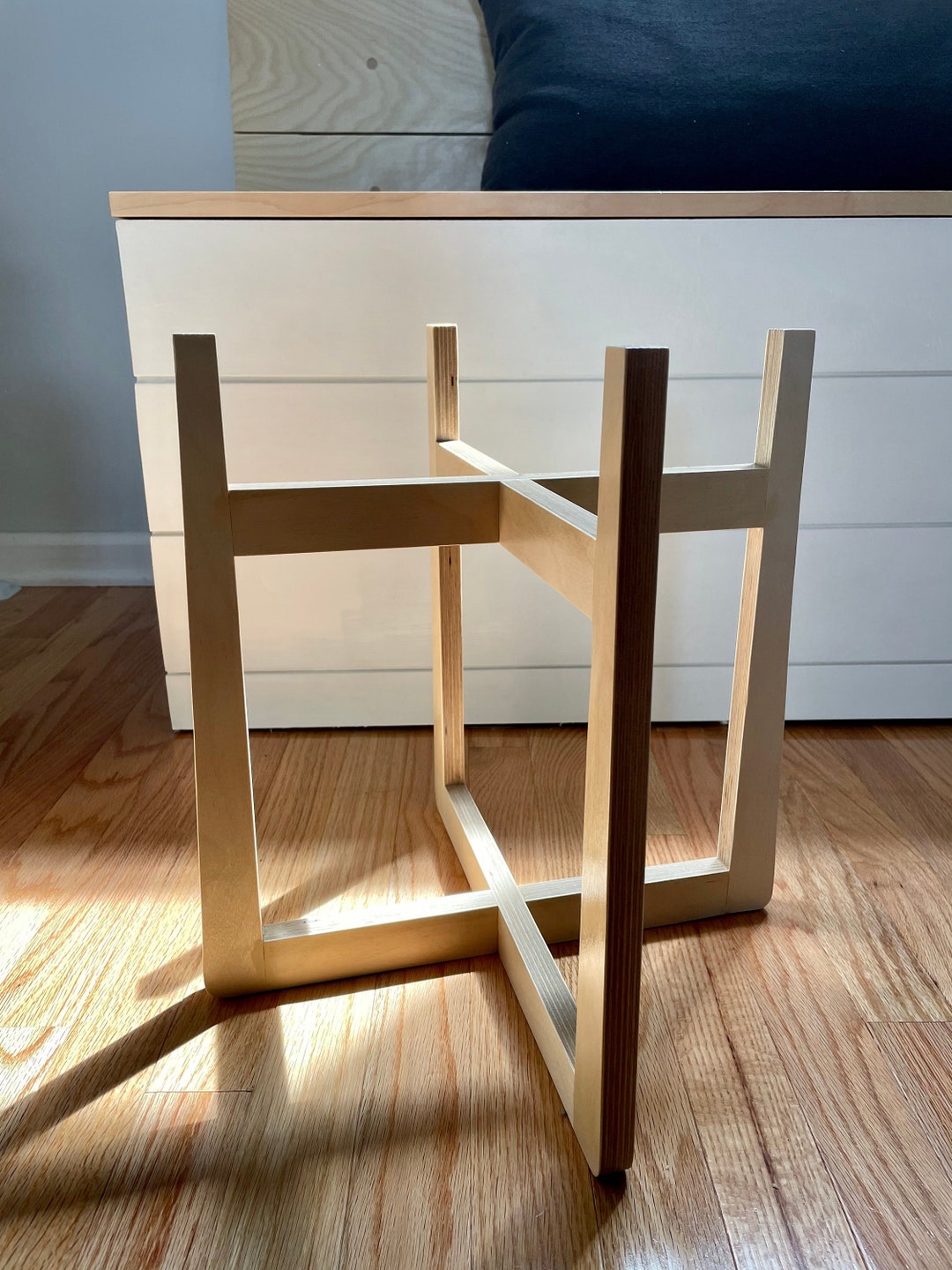 Baltic Birch Plywood Plant Stand, Wooden Plant Stand, Wooden Pot Holder ...