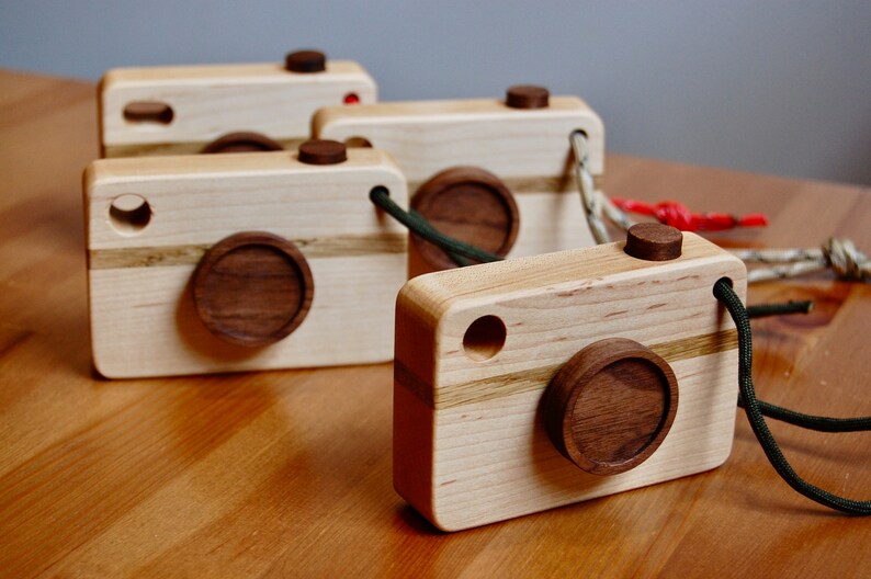 Wooden Camera Toy, Montessori Camera, Camera Toy, Handmade With Maple ...