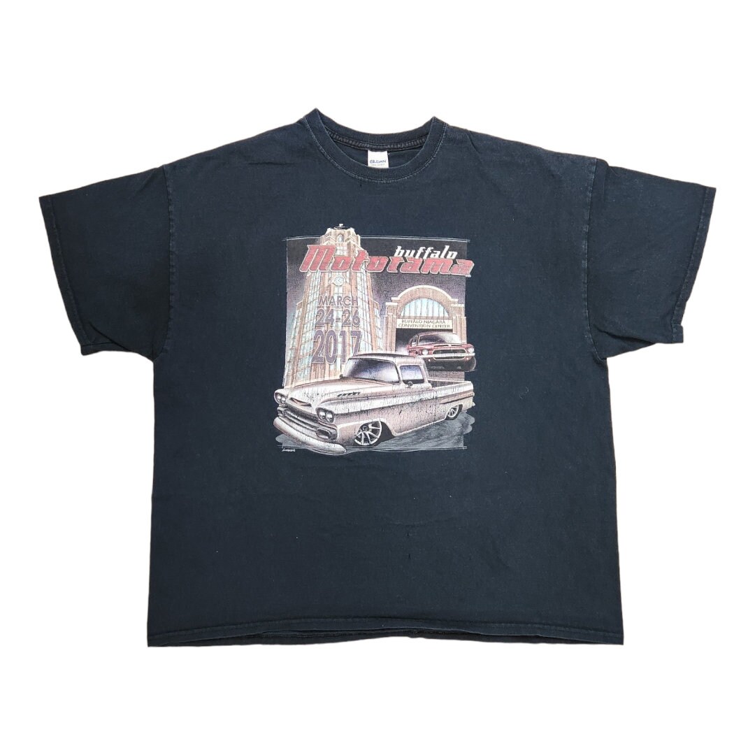 Vintage 2017, 2XL, camiseta Buffalo Motorama, Buffalo Niagara, ropa de ...