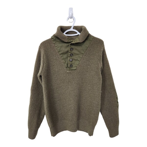 Military Surplus Wool Sweater - Etsy