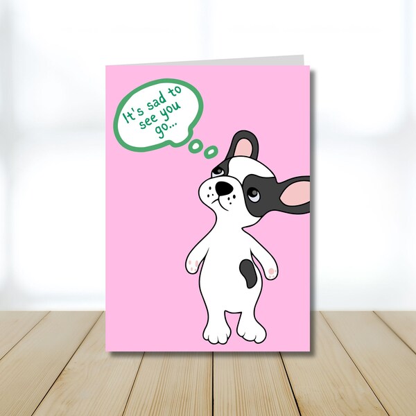 Dog Goodbye Card - Etsy